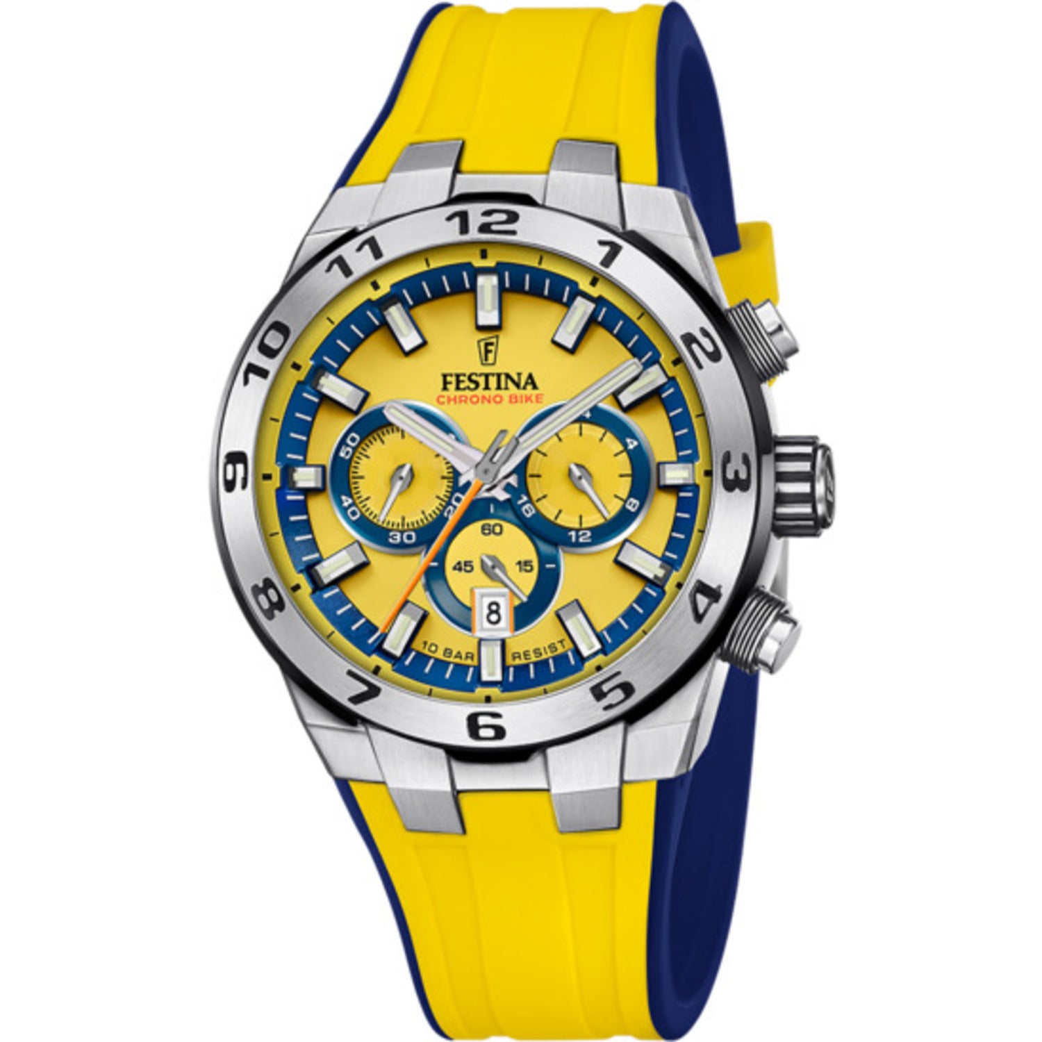 RELOJ ANÁLOGO PARA HOMBRE FESTINA CHRONO BIKE F20671 F20671/4 - AMARIL ...
